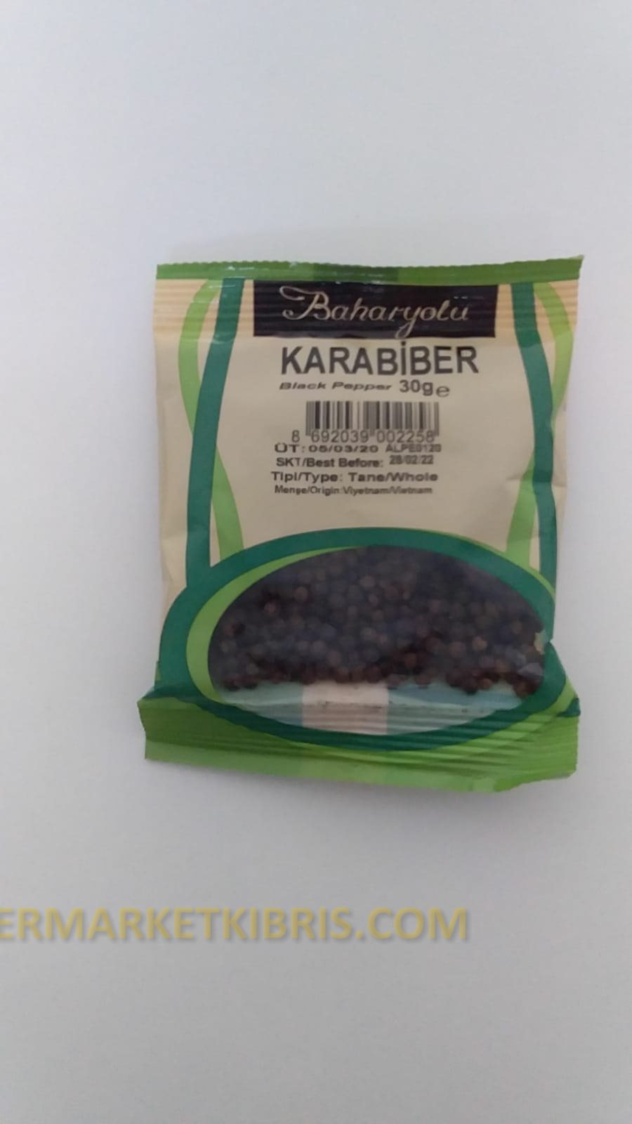 BAHARYOLU KARABİBER TOHUM 30G - Supermarket Kıbrıs - Online Market - Sanal Market