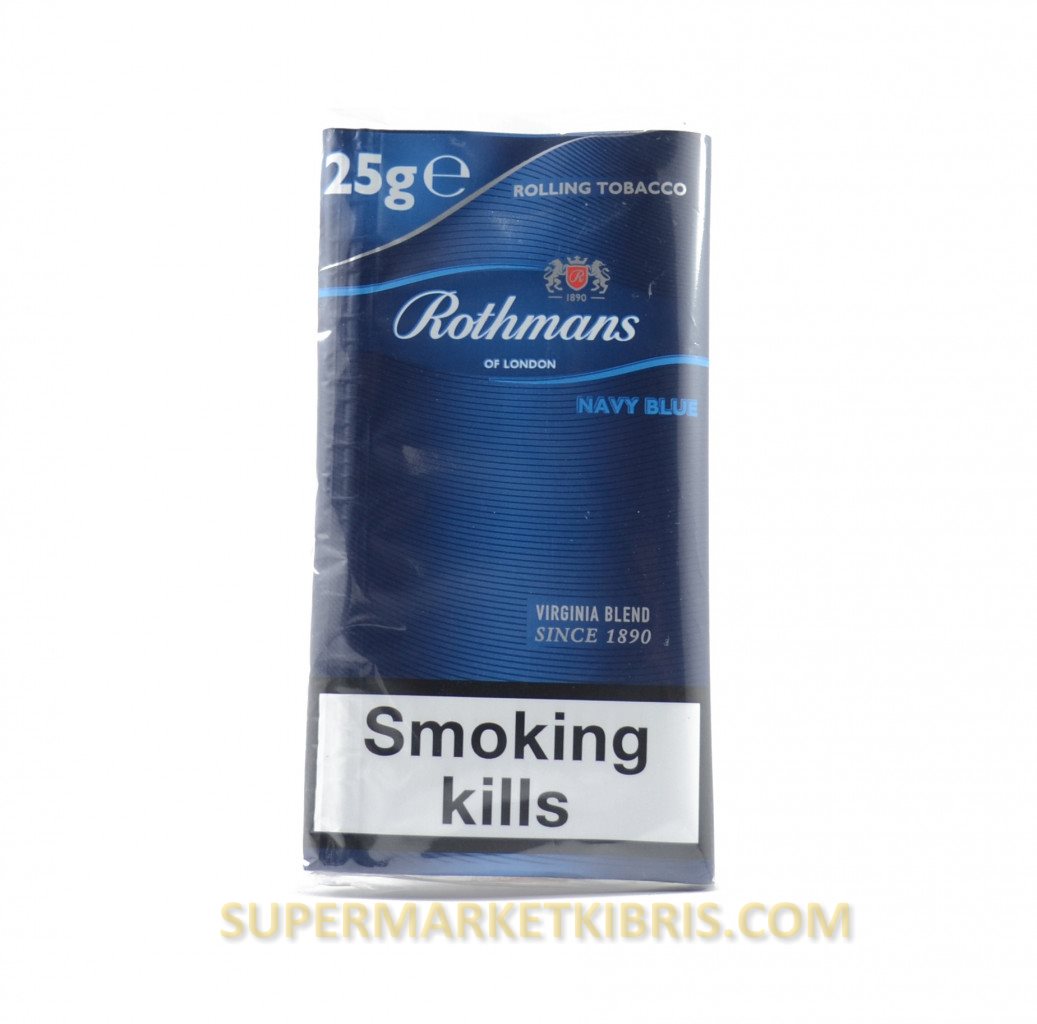 ROTHMANS NAVY BLUE RYO 25GR - Supermarket Kıbrıs - Online Market ...