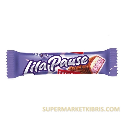 MİLKA ÇİKOLATA LİLA PAUSE ÇİLEKLİ 34 GR - Supermarket Kıbrıs - Online ...